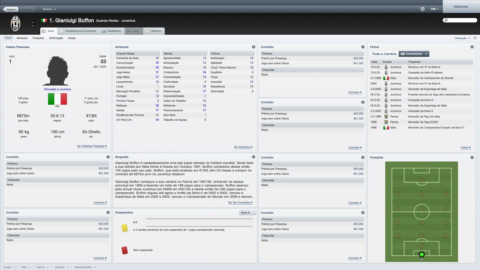 FOOTBALL MANAGER: As variações dos atributos ao longo dos anos ...