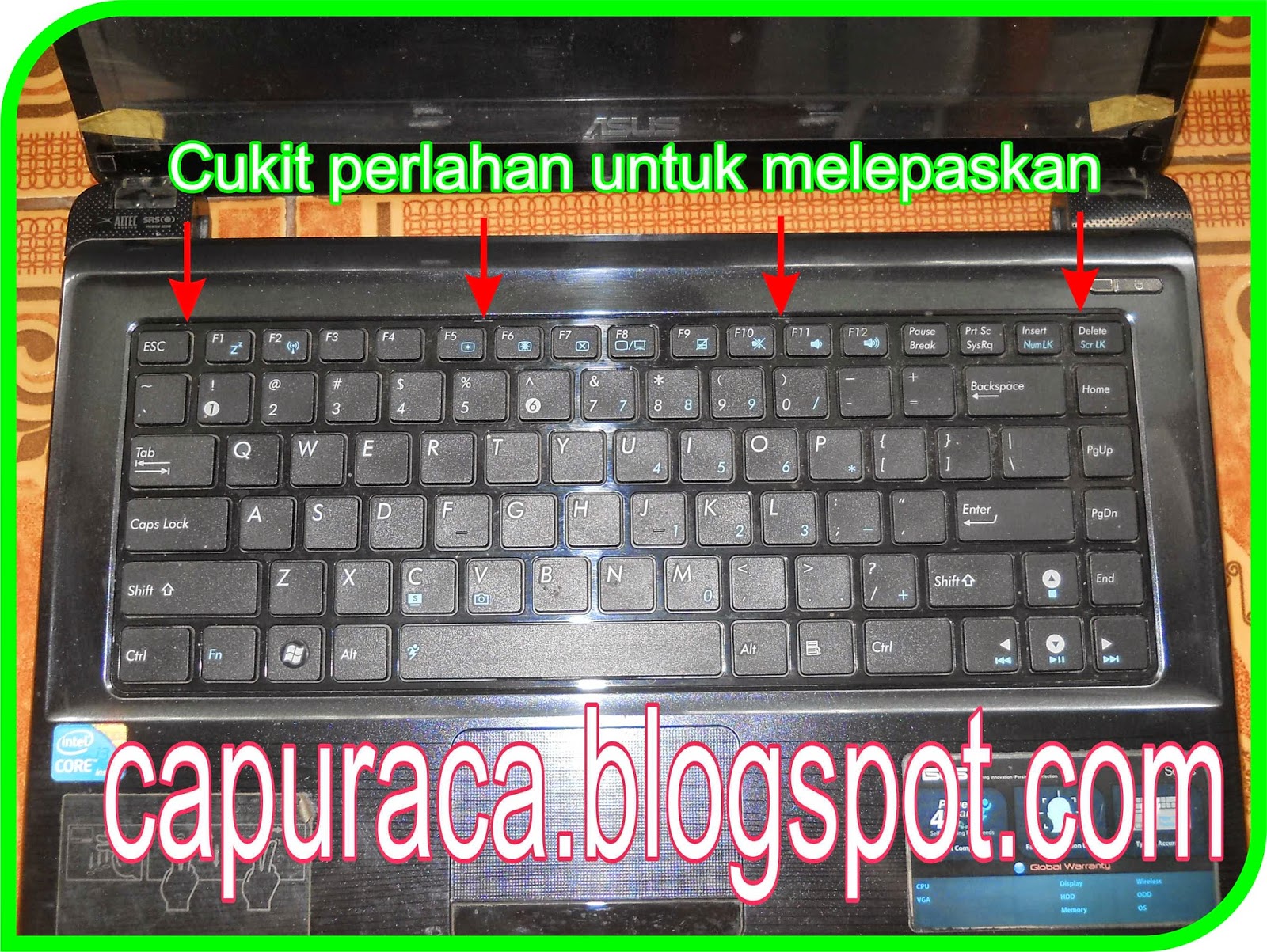 gass trus!: cara mengganti keyboard laptop gass trus!: cara mengganti keyboard laptop