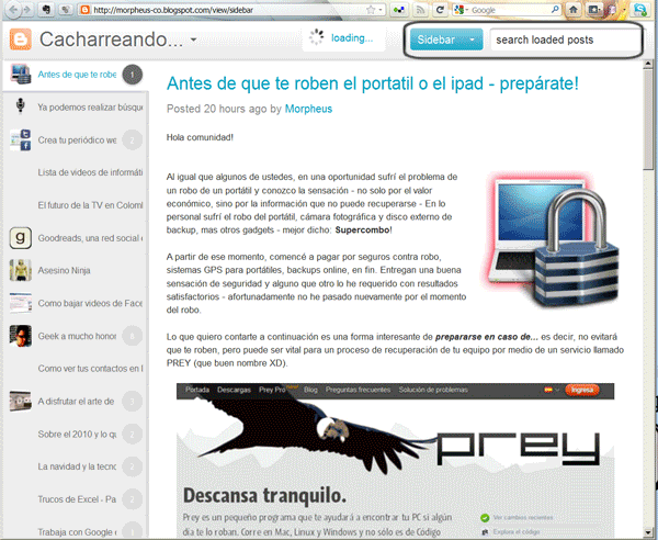 Las vistas dinámicas de Blogger | Cacharreando