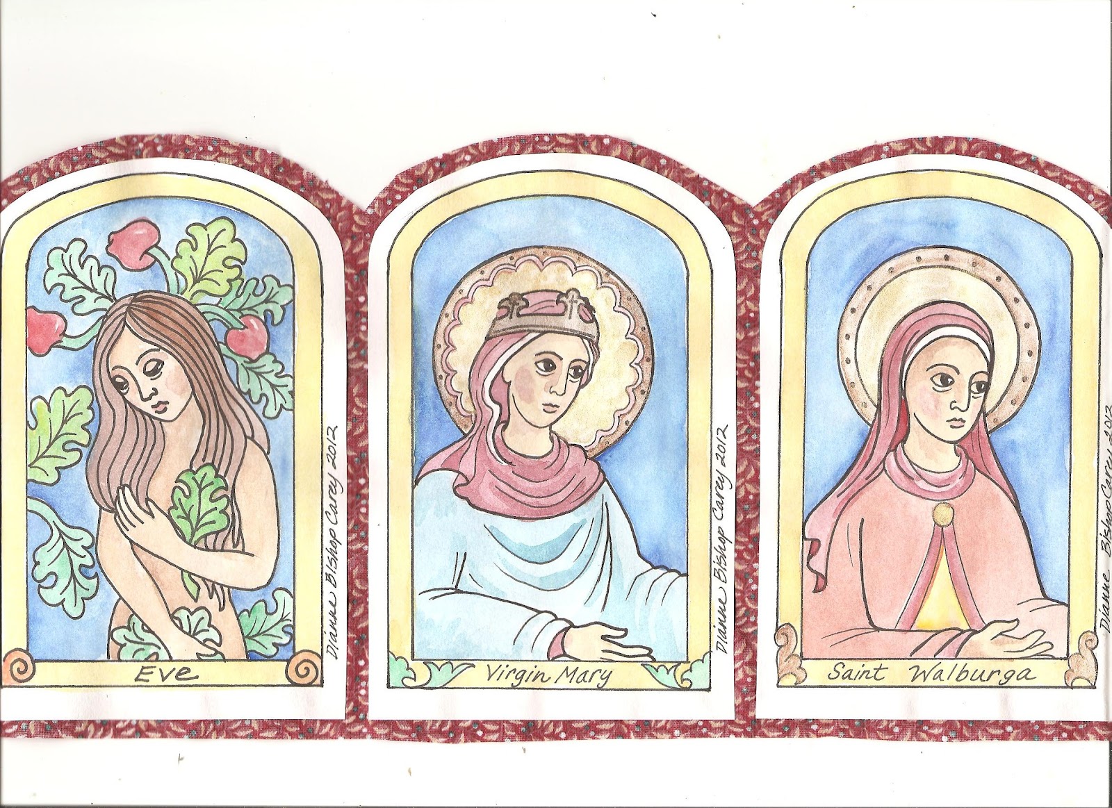 Art Beneath the Cottonwoods: Medieval Art. On Index Cards.