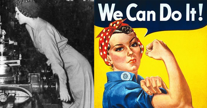 Rosie The Riveter Hair Step By Step