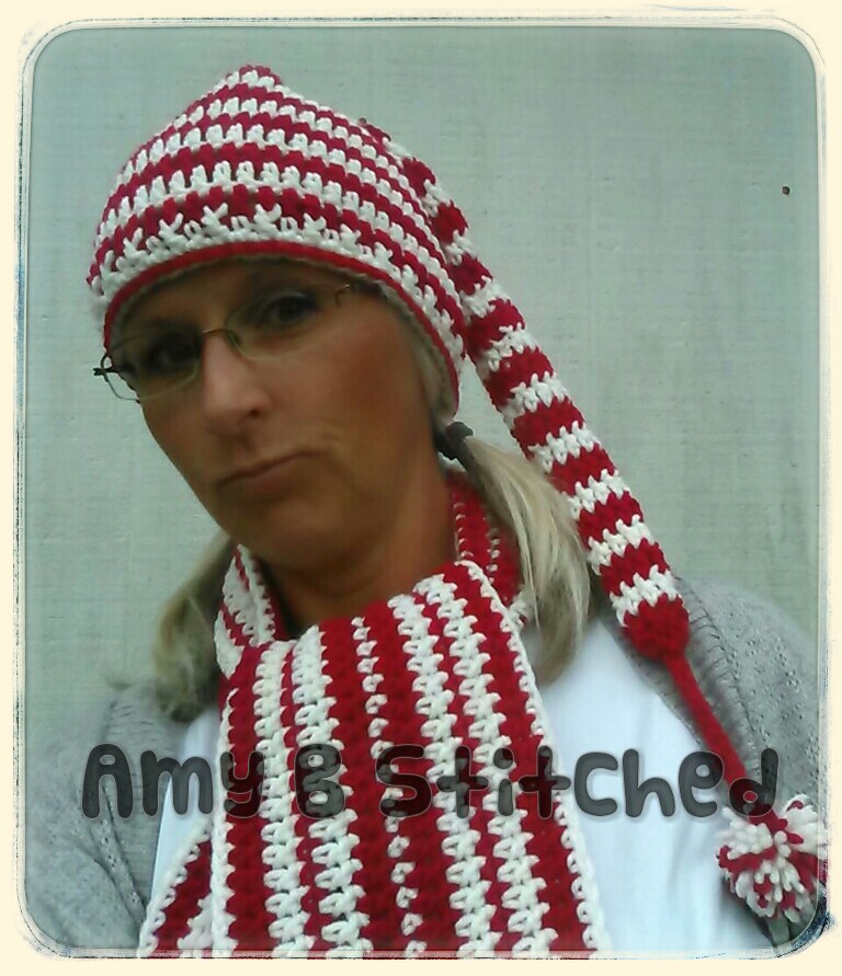 Peppermint Stripes Winter Set FREECrochet Pattern