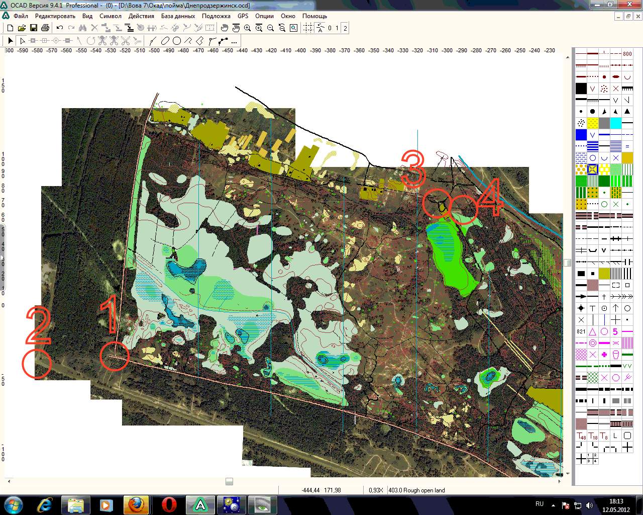 Как рисовать карту для ориентирования How to draw a map for orienteering