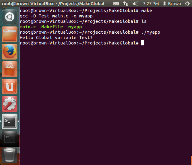 菜園角耕耘田地: [Linux] 用CFLAGS -D來定義Makefile中global變數
