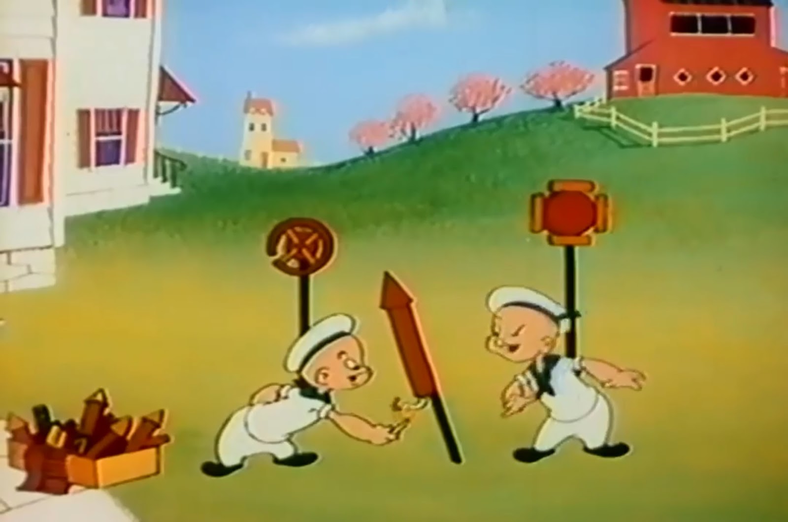 Holiday Film Reviews: Popeye The Sailor: "Patriotic Popeye"