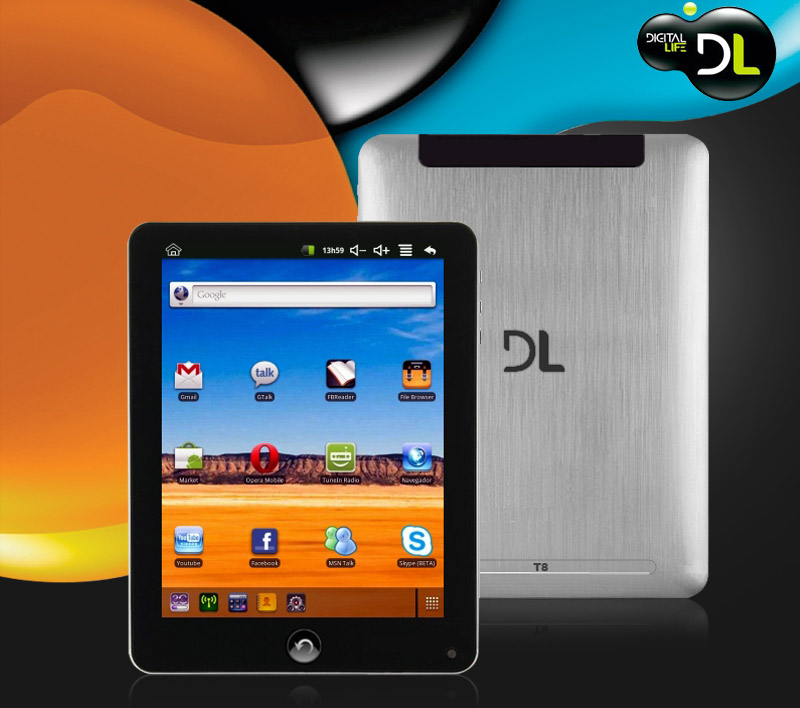 Nosso Stylo.com•°: Tablet DL SMART T8