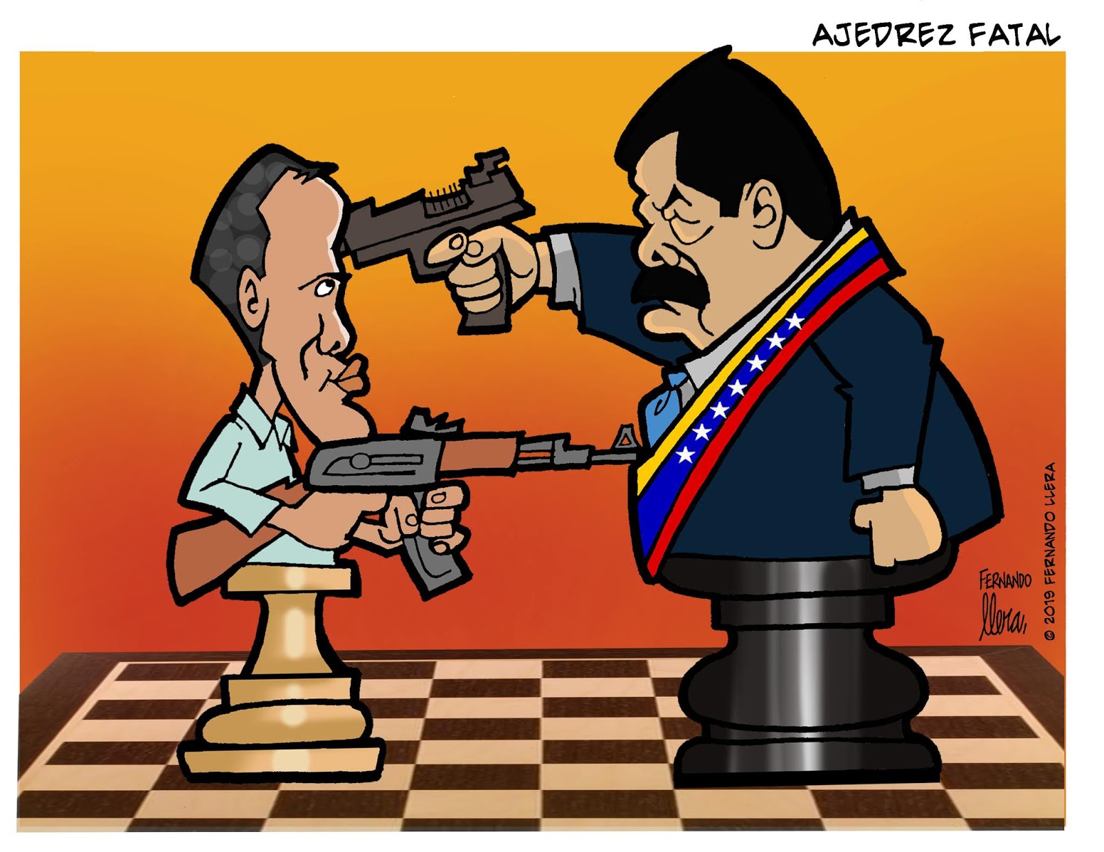 Fernando Llera Blog Cartoons: Venezuela braces for more clashes as ...