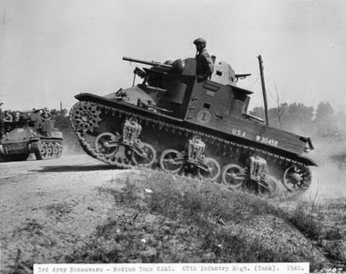 Armour force / Panssaroitu voima : Medium M2 tank (long bottom plate ...