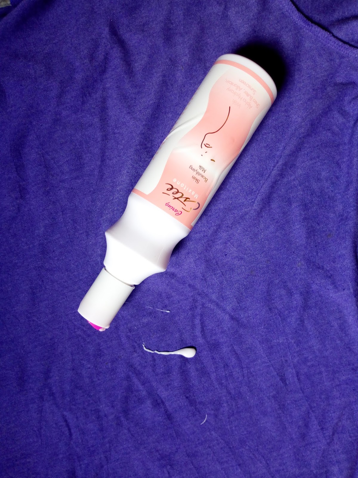 #Review: Caring Estée Maxitone Skin Beautifying Milk With Alpha ...