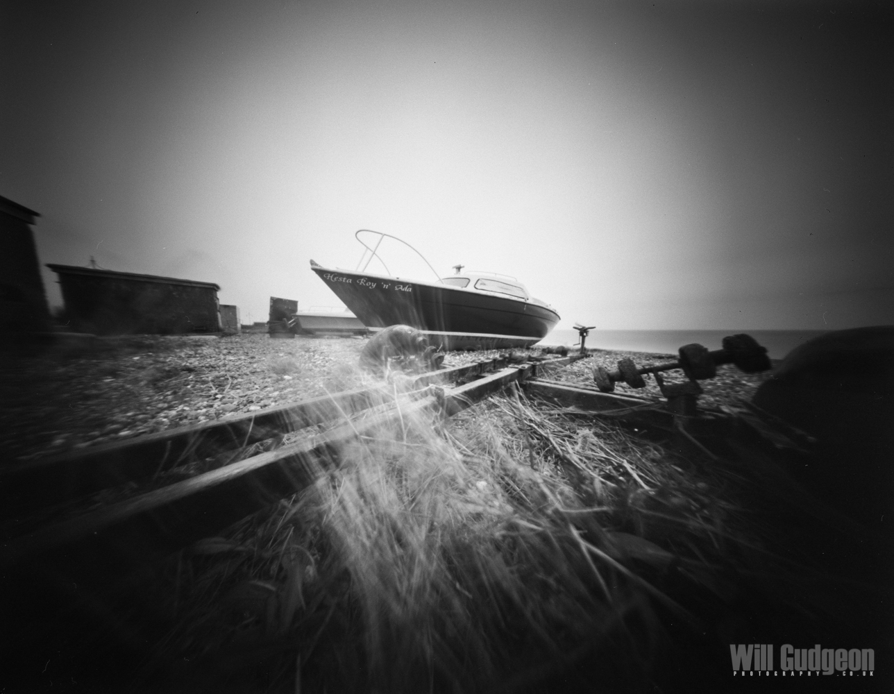 Zero Image 4x5 pinhole camera - Fomapan 100 and 30mph winds
