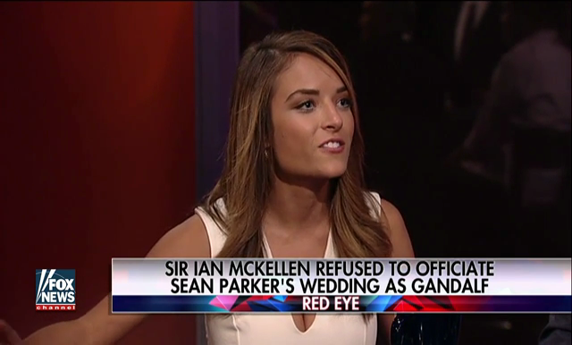 Fox News Babes: Kristin Tate Beautiful Cleavage and Legs in White Dress ...