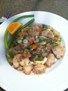 BYOB (Becoming Your Own Best): Quinoa Chicken Fried "Rice"