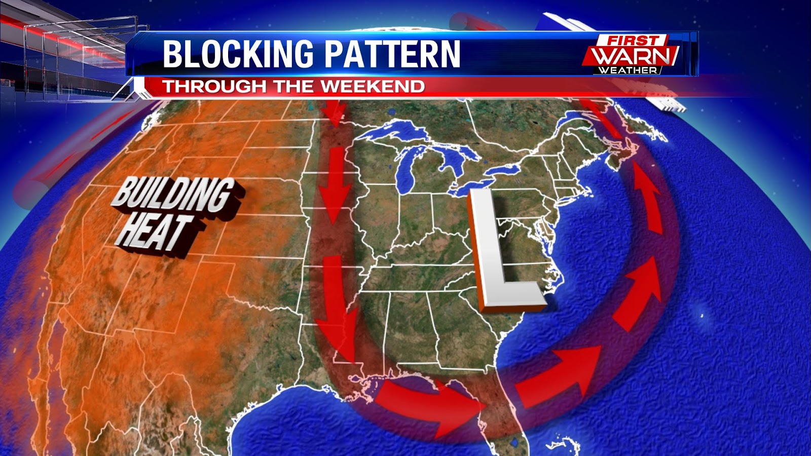 First Warn Weather Team: Blocking Pattern Keeps Us Cool Through the ...