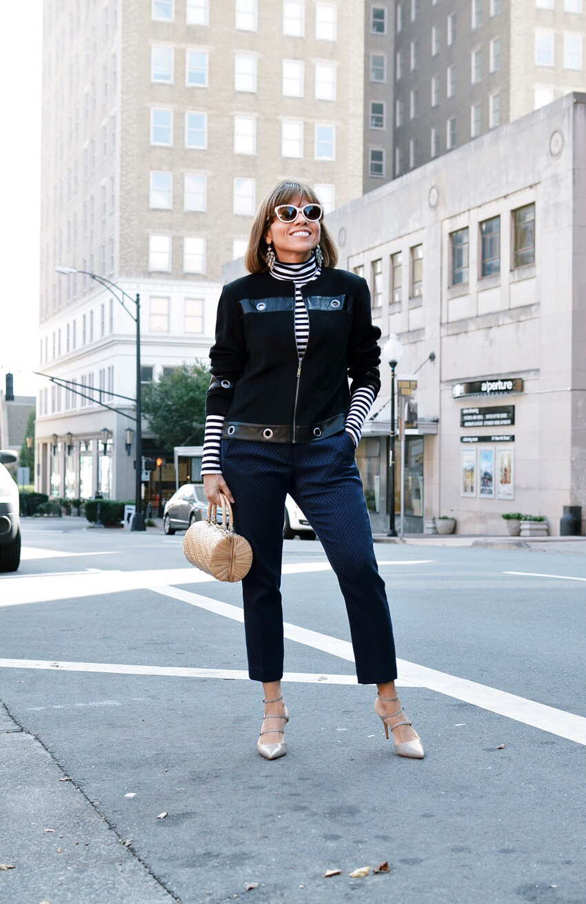 Monday Work Outfit With Sophisticated Edge | MY SMALL WARDROBE