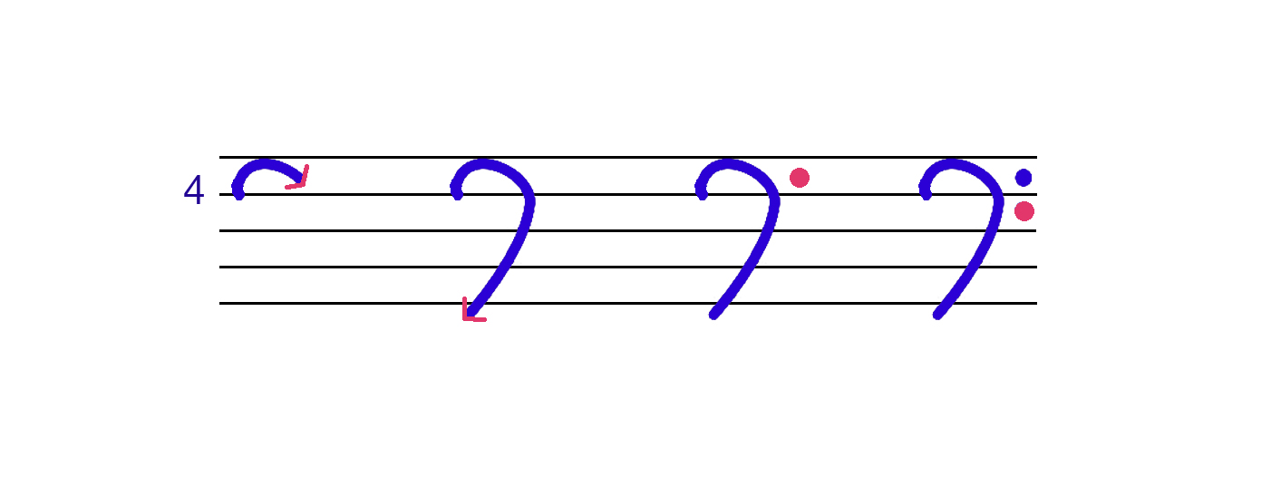 Claire's notebook: 1) SIGNES : Les clefs et les notes