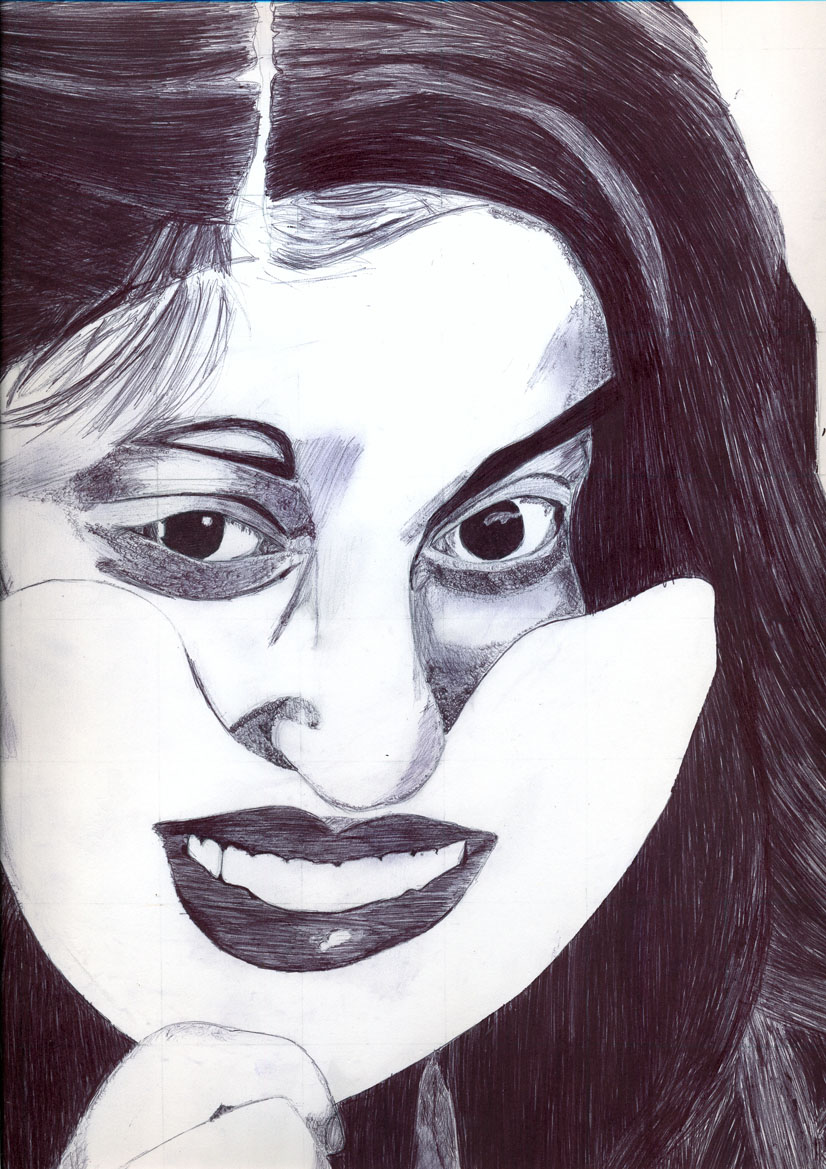 Henrietta Barnett School Art Department: Year 10 'In Disguise' Biro ...
