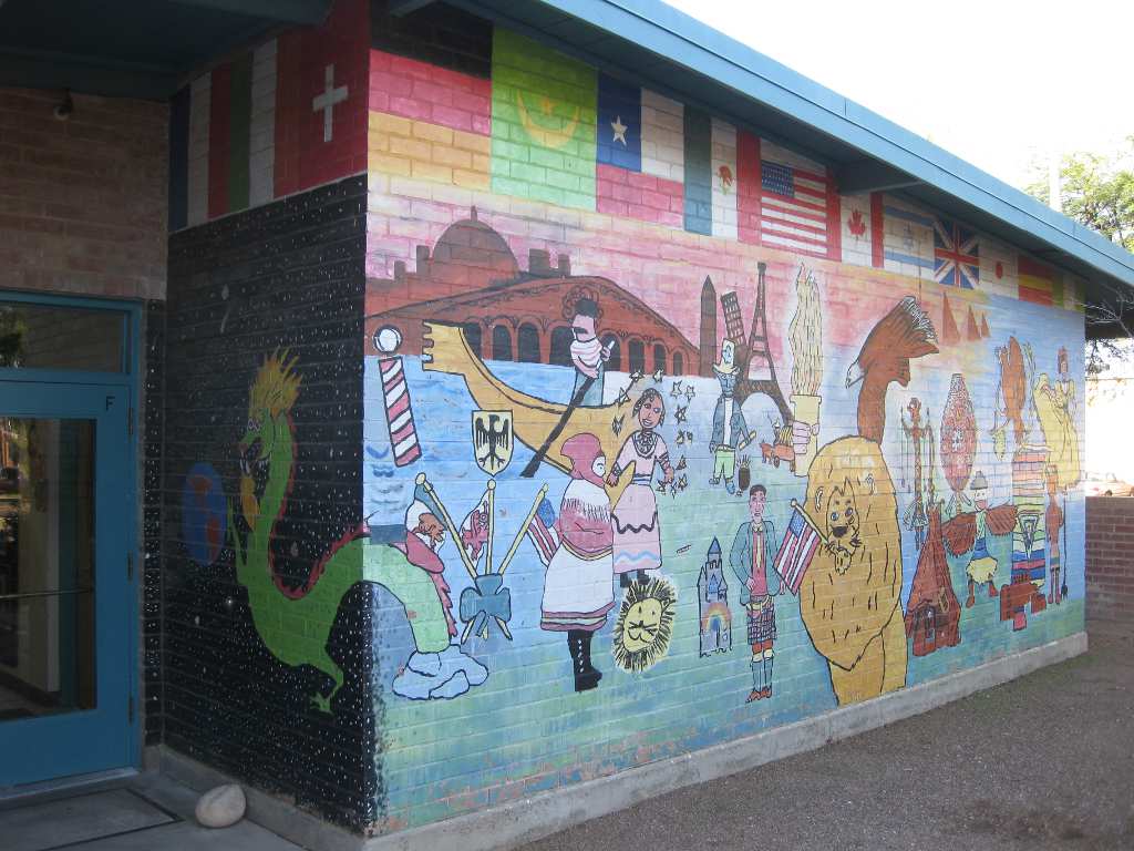 The Tucson Murals Project: Another OMA school: Lineweaver