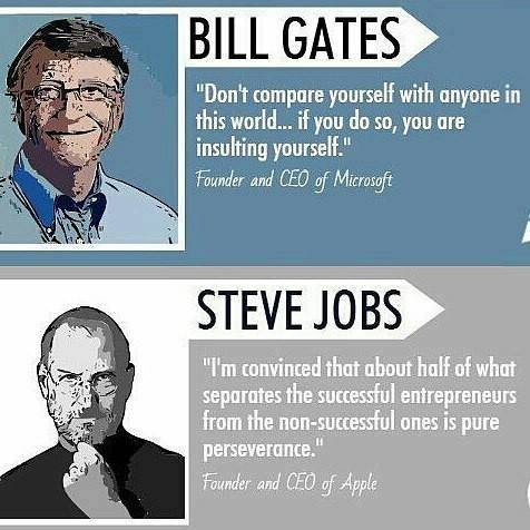 Steve Jobs Bill Gates Comparison