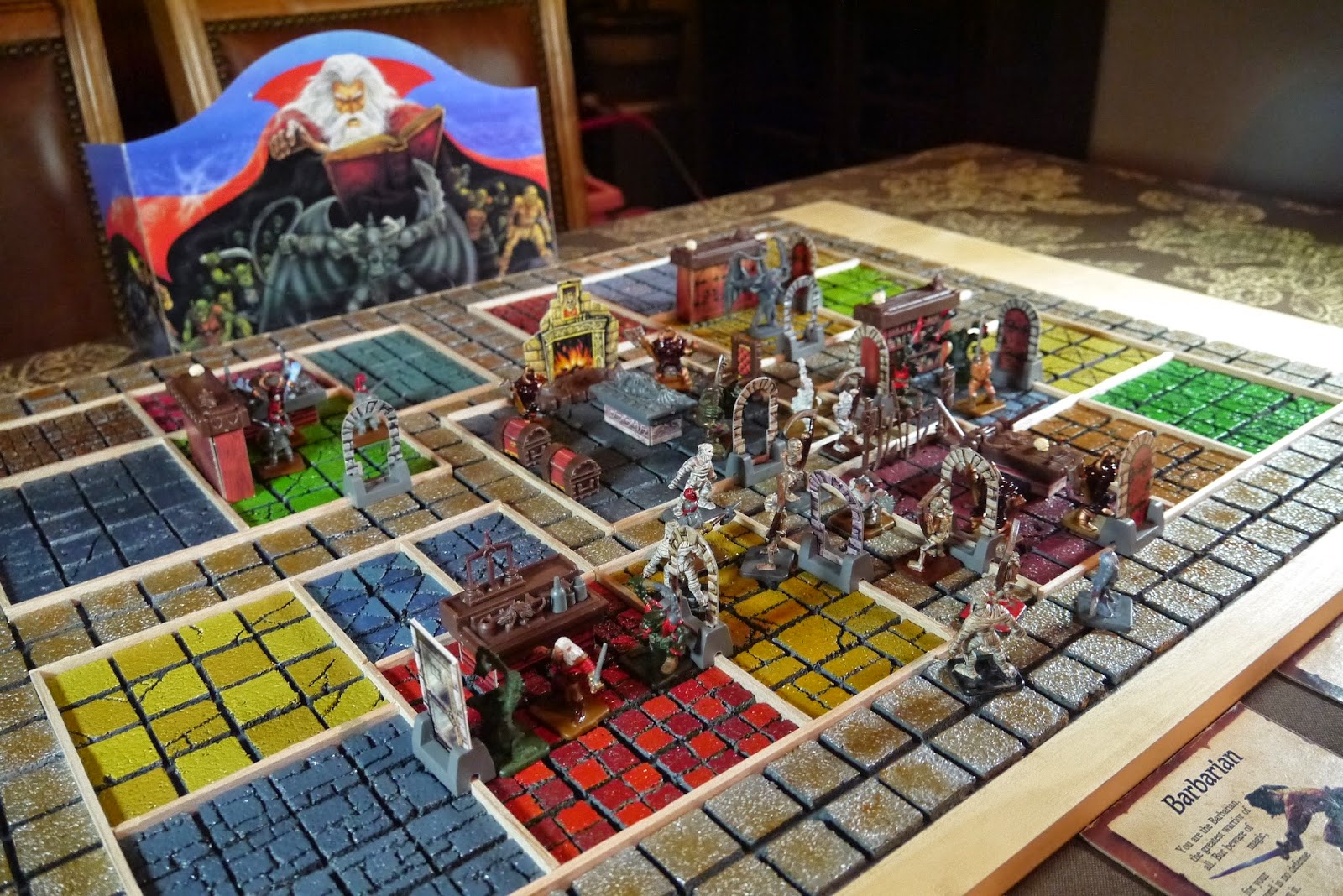 ADP's Gaming Closet: Custom HeroQuest Board