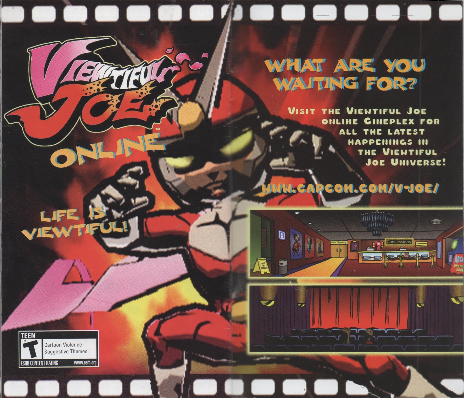 Viewtiful Joe (Game Cube, US) Manual Scans
