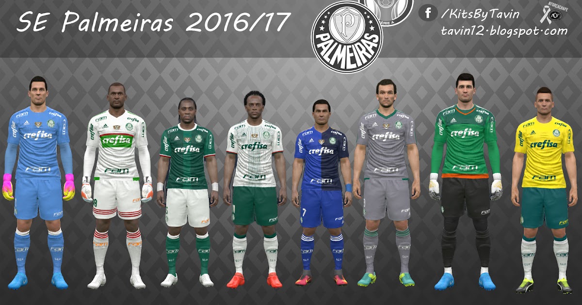 PES 2017: Uniforme + Kit Treino Palmeiras 2016 ~ BRPES 11 - O MELHOR ...