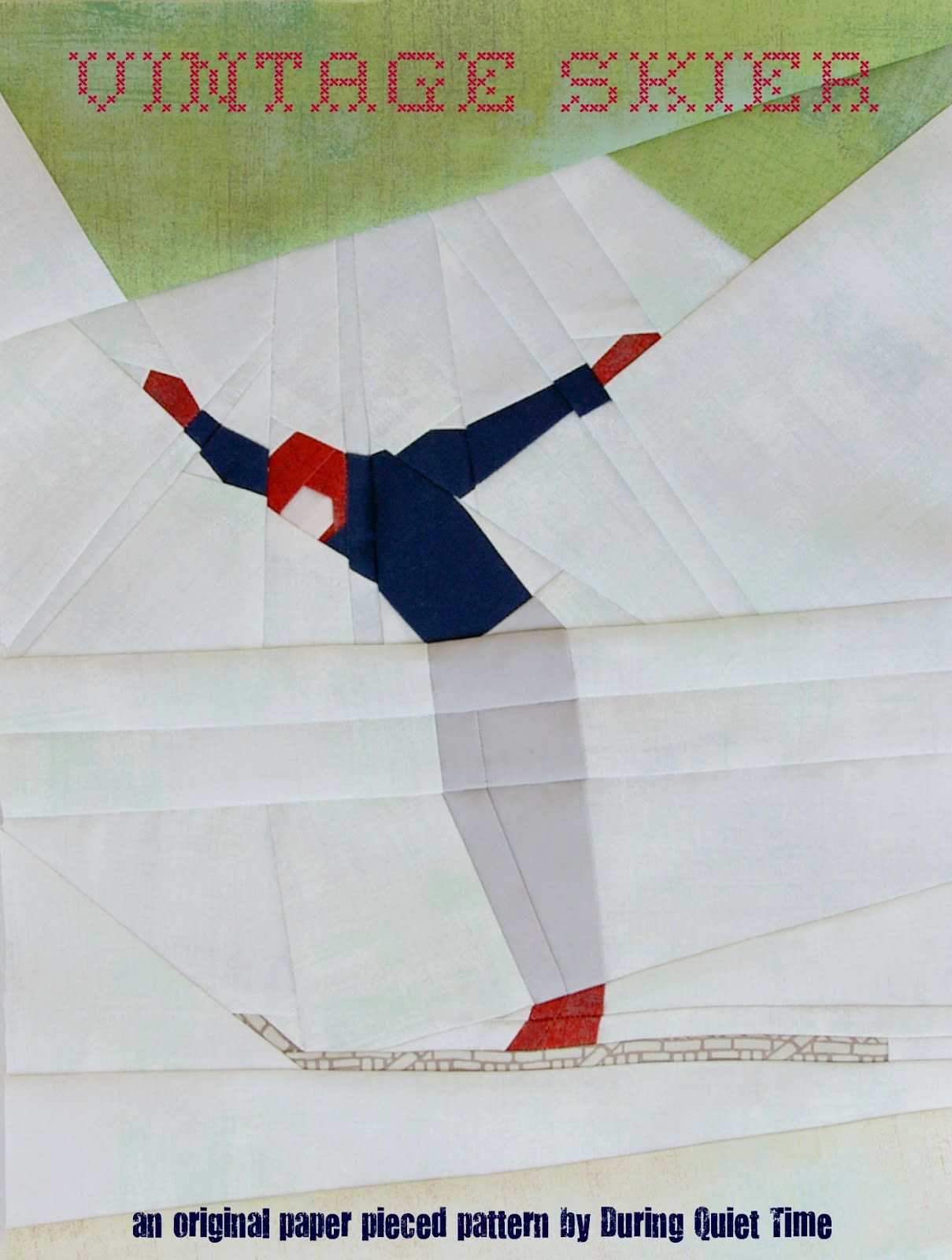 Vintage Skier Pattern | During Quiet Time