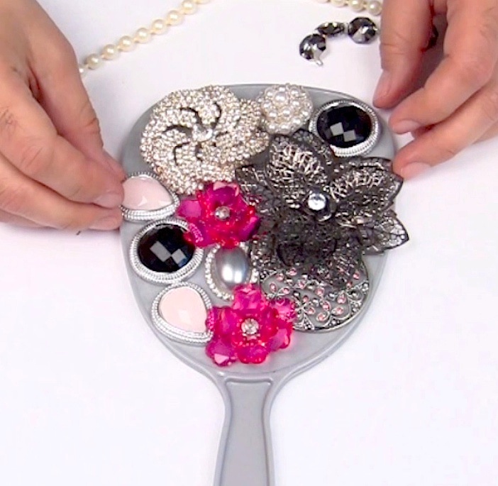 Mark Montano: Bejeweled Hand Mirror DIY