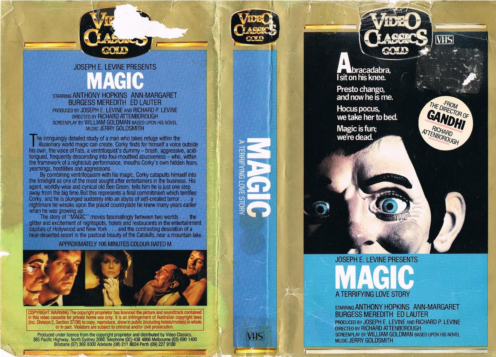 Australian VHS Covers: Video Classics Gold Collection
