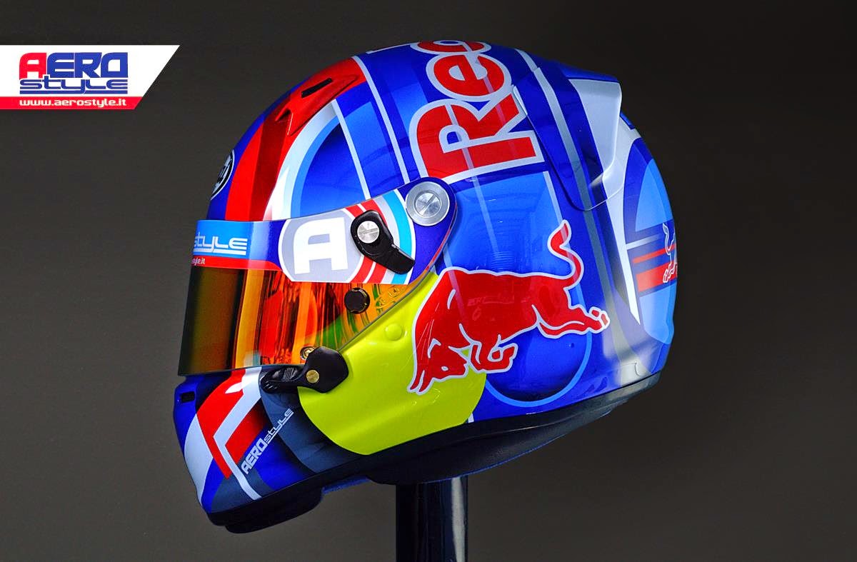 Racing Helmets Garage: Arai SK-6 A.Testa "Red Bull" 2014 by Aerostyle ...