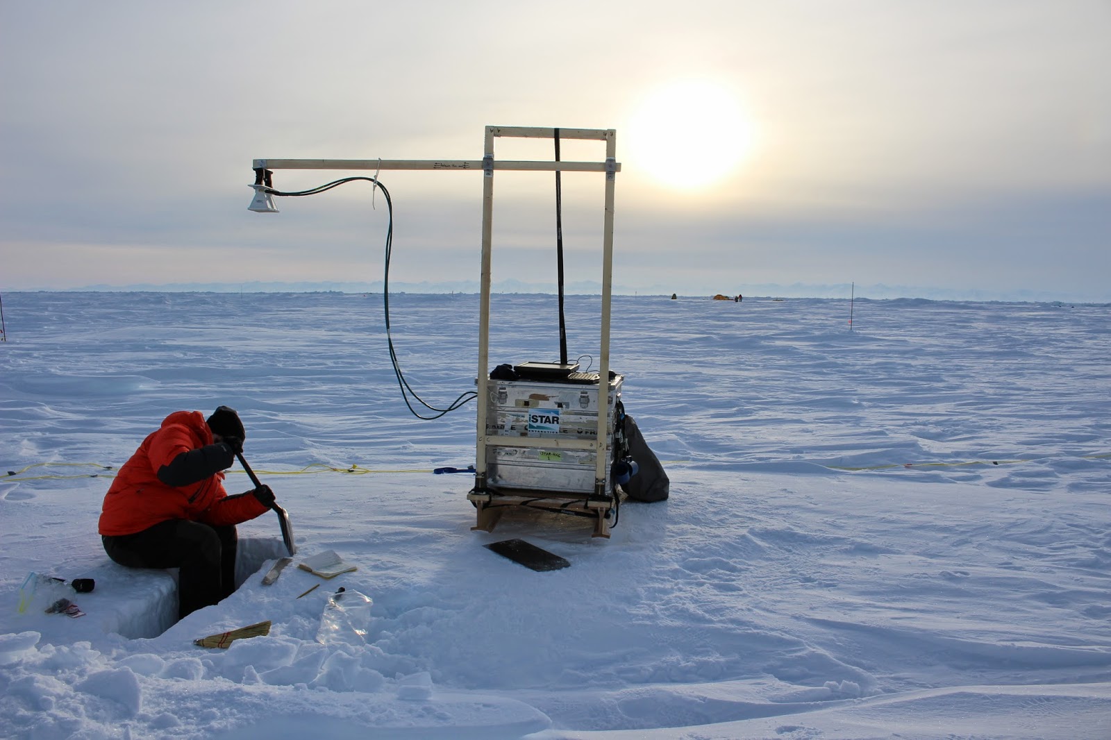 Ice Spy: Making measurements