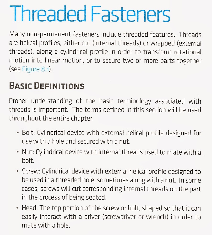 ENGR1304: Chapter 8: Threaded Fasteners