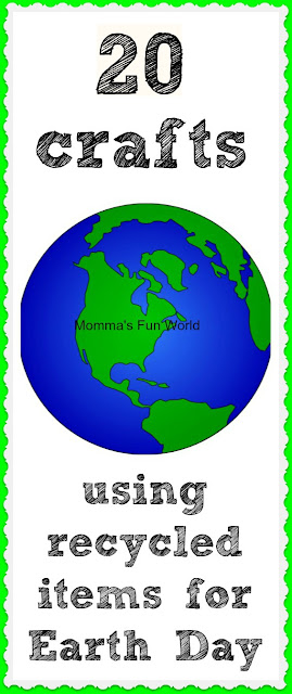 Recycled crafts for Earth Day - Recycling Center