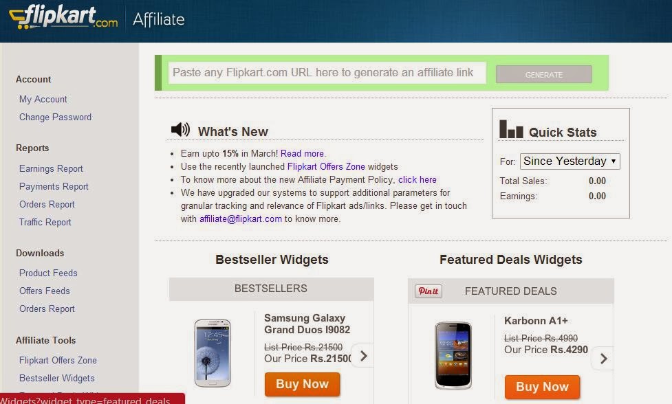 How to add Flipkart affiliate ads to your Blog | Indian bloggers | Easy ...