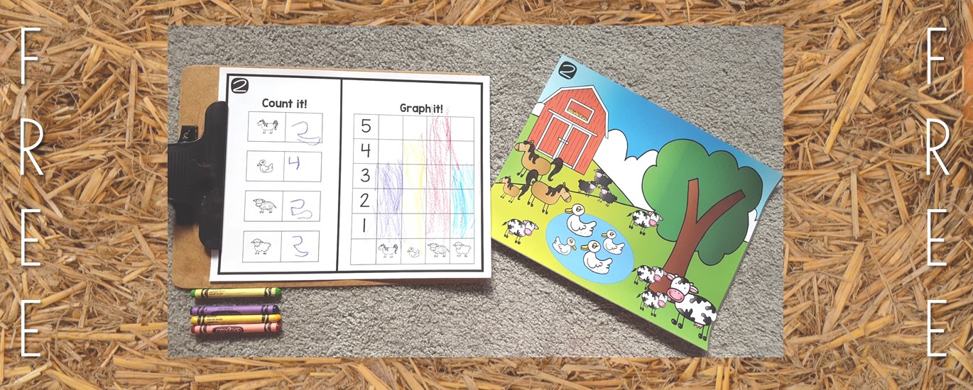 Count and Graph on the Farm | Sara J Creations