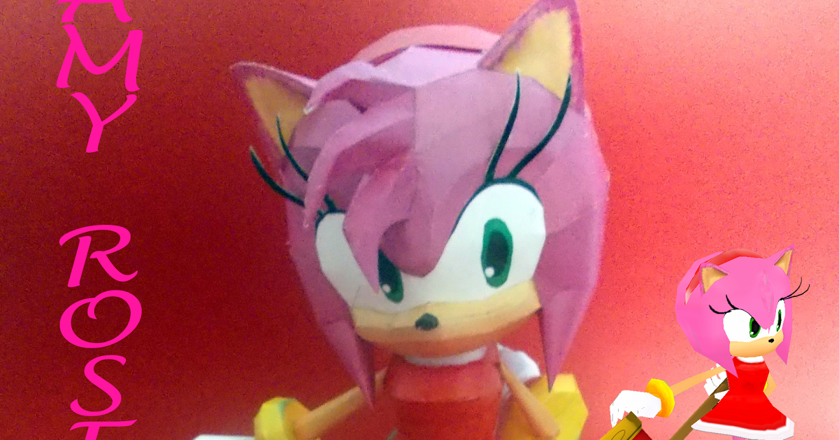 Sonic Adventure - Amy Rose Papercraft ~ Paperkraft.net - Free ...
