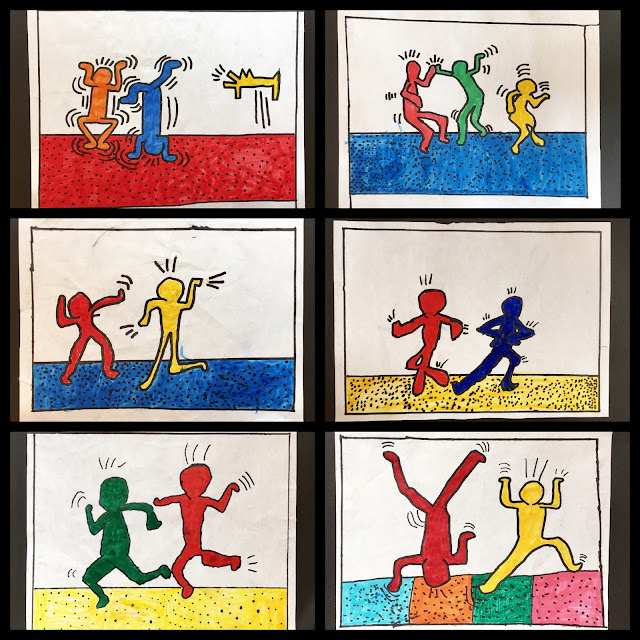 Art Room Britt: Keith Haring Figures in Motion