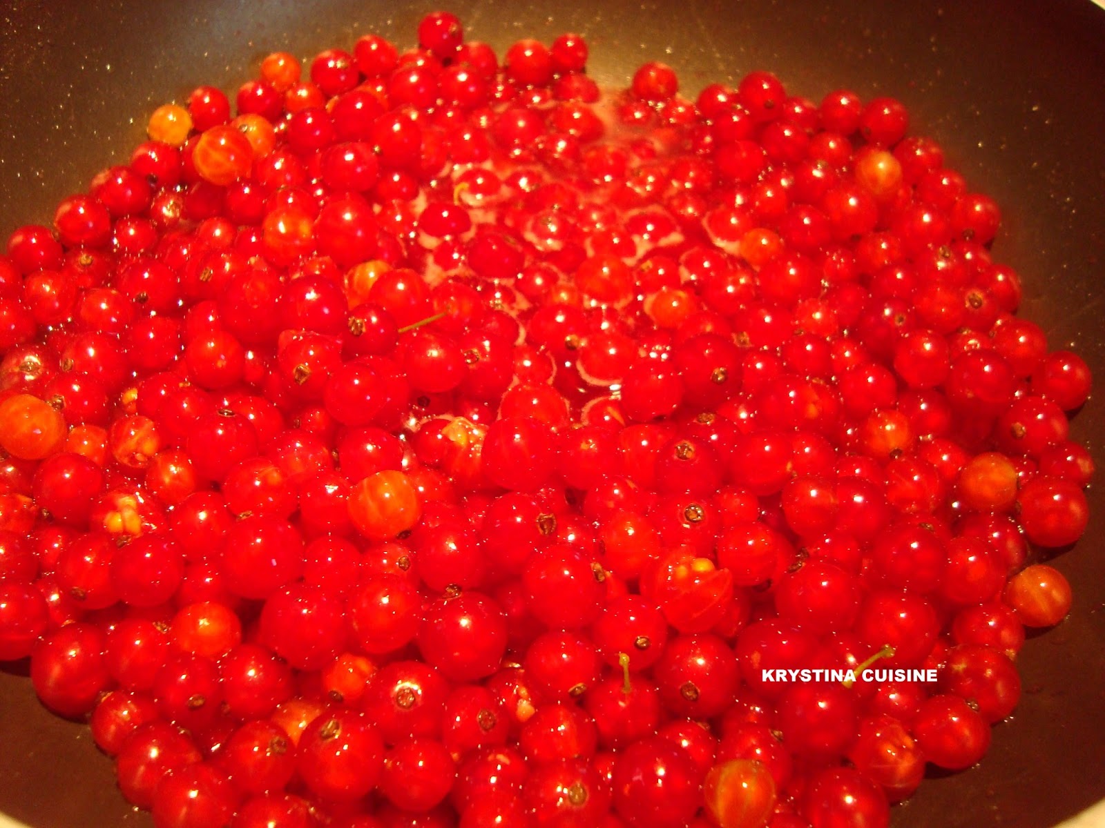 Krystina cuisine: Coulis de groseilles rouges