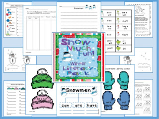 Buggy for First Grade : Winter is Snow Much Fun Literacy and Math Unit ...