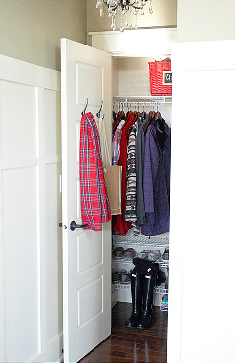 IHeart Organizing: UHeart Organizing: An Organized Coat Closet