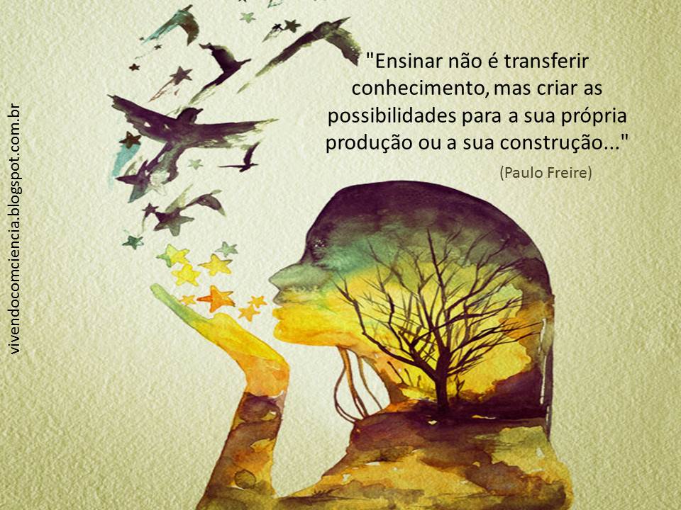 VIVENDO COM CIÊNCIA: ENSINAR