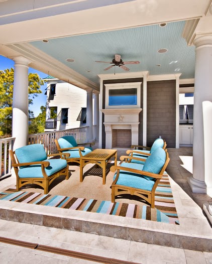 Southgate Residential: Haint Blue Porch Ceilings