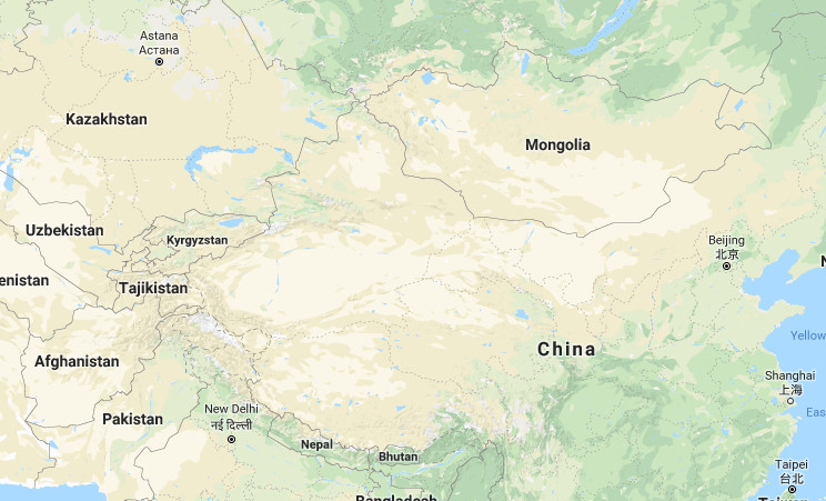 Peta ASIA Tenggara Barat Selatan Timur Lengkap dan Jelas