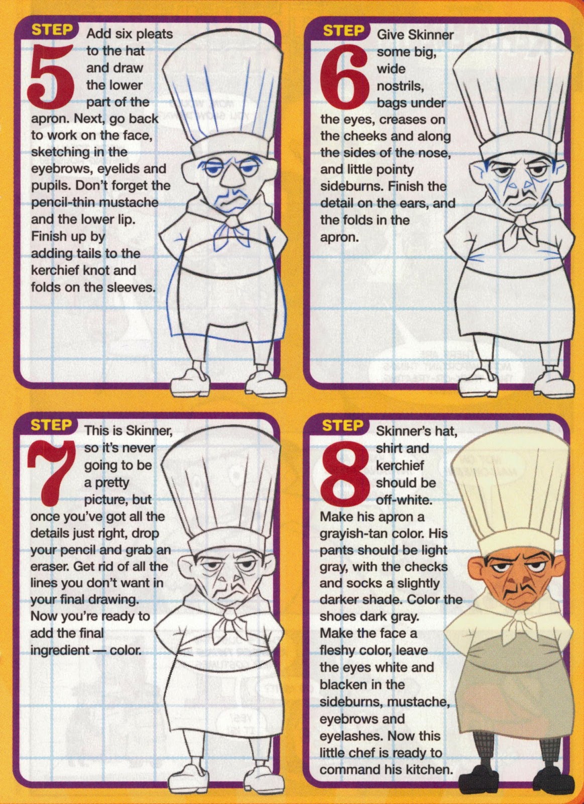 Daily Disneyana: Learn How to Draw Ratatouille's Chef Skinner