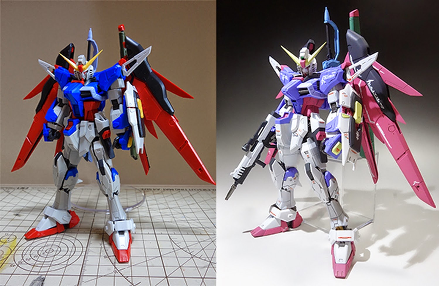Custom Build: RG 1/144 Destiny Gundam with Wings of Light