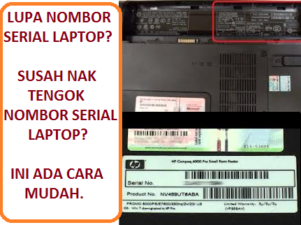 Minda Insan: Cara Mencari Serial Number Untuk Laptop Atau PC?