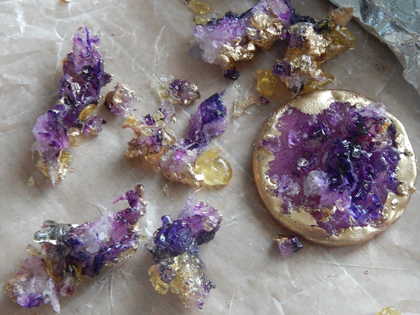 Sweet Treats by Sarah: My Kids Have Birthdays Too (Edible Geodes and ...