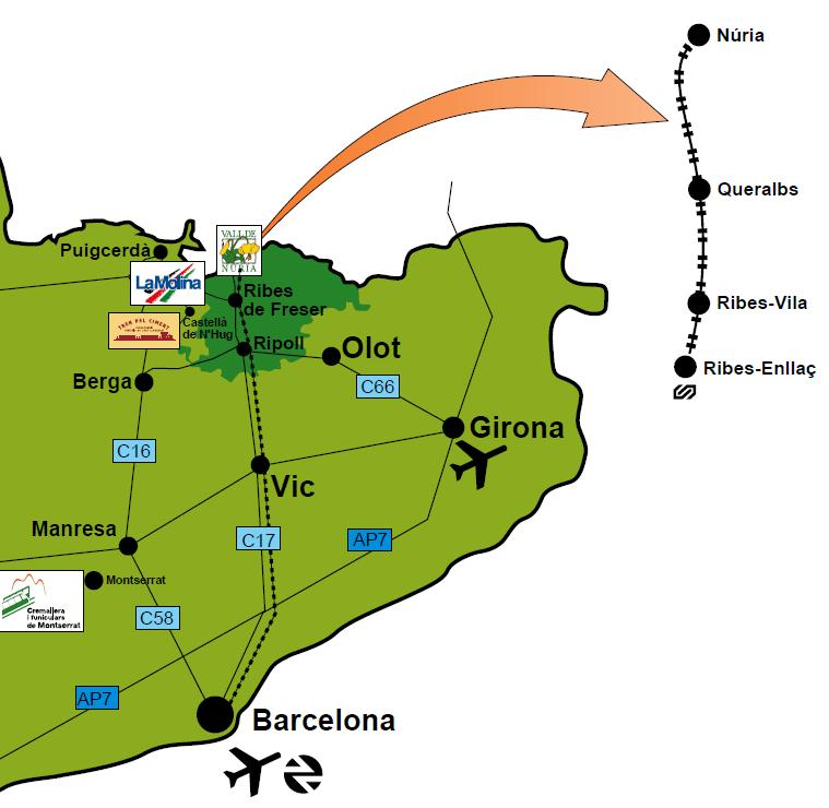 La Vall de Núria ~ km369 | Viatges, rutes i llocs a descobrir pel món