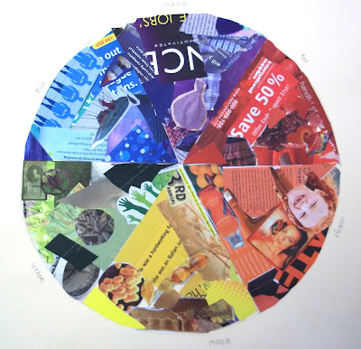 Monument Valley Regional Middle School Art Class: Color Wheel Collage ...