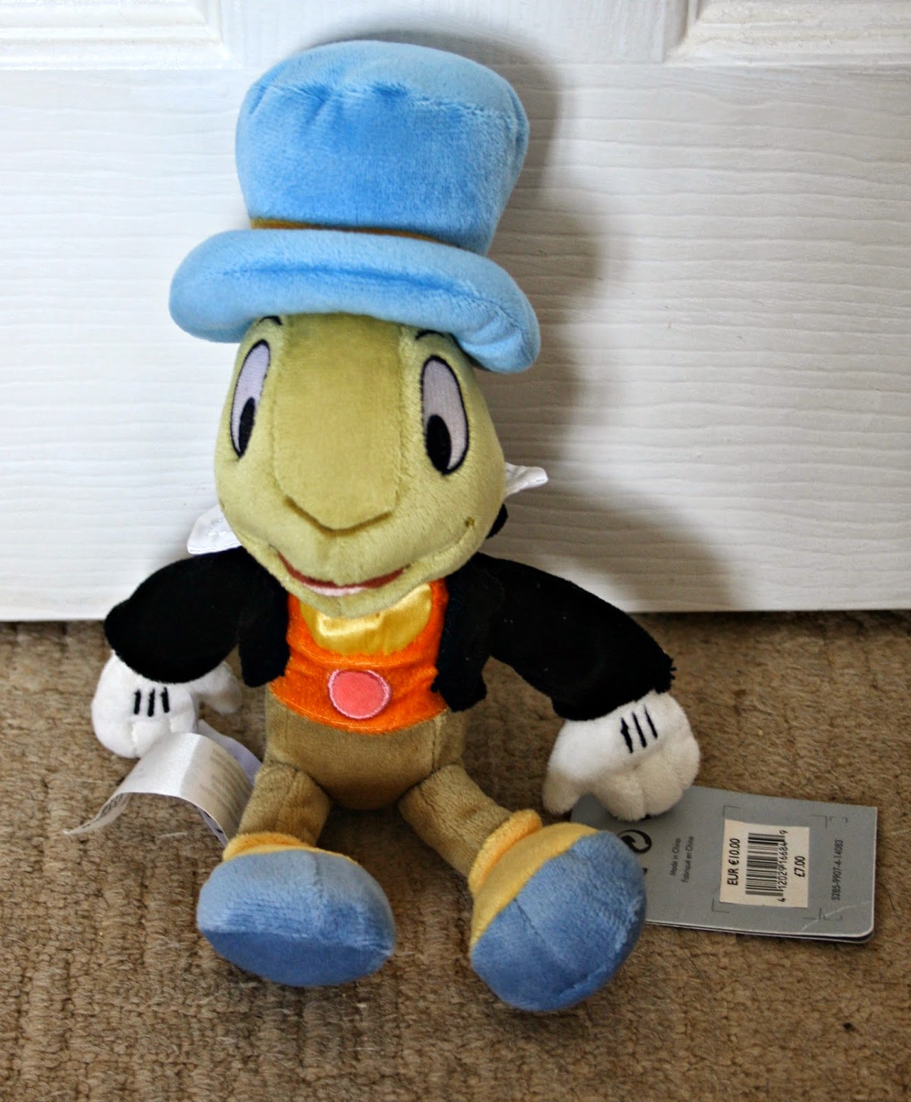♥All That Disney Magic♥: Jiminey Cricket Plush from The Disney Store