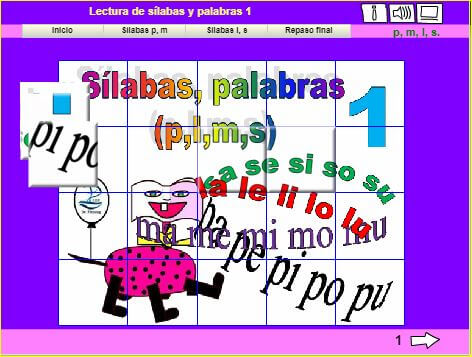 Jugando y aprendiendo juntos: Lectura de sílabas y palabras